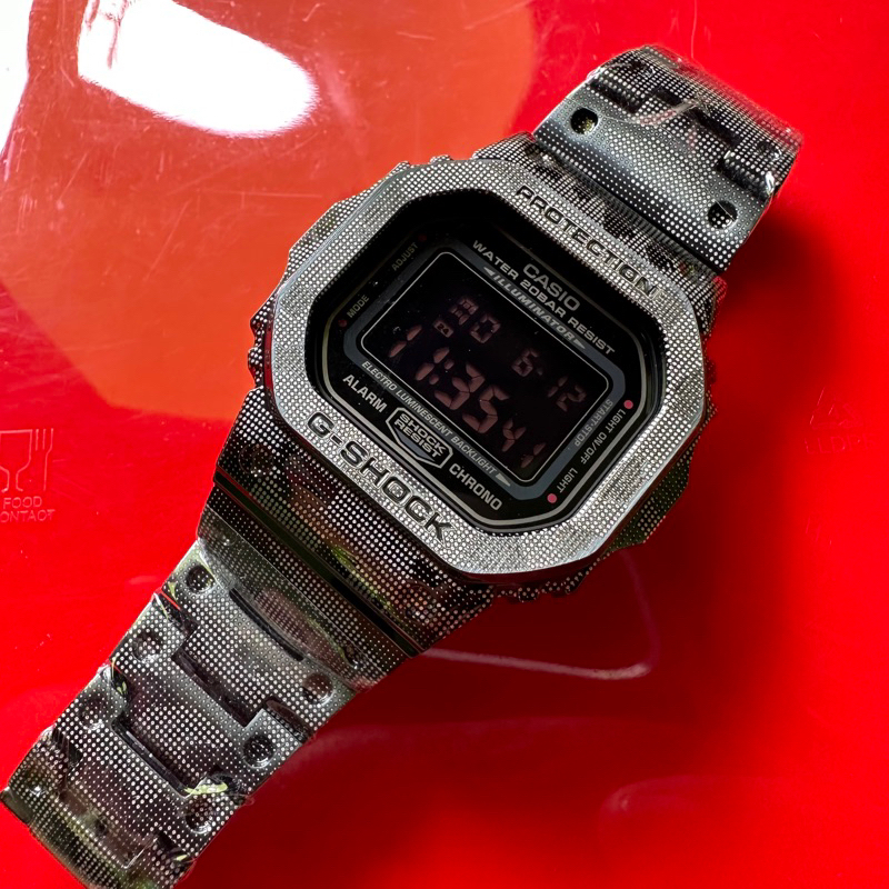 Jual g shock dw 5600 gshock dw5600 g-shock dw-5600 custom bezel strap ...