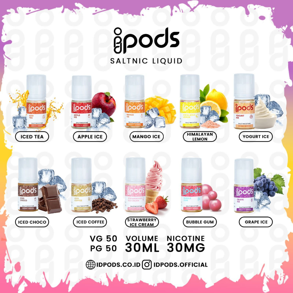 Jual LIQUID IDPODS SALNIC SERIES LIQUID IDPODS AUTHENTIC LIQUID 30ML ...