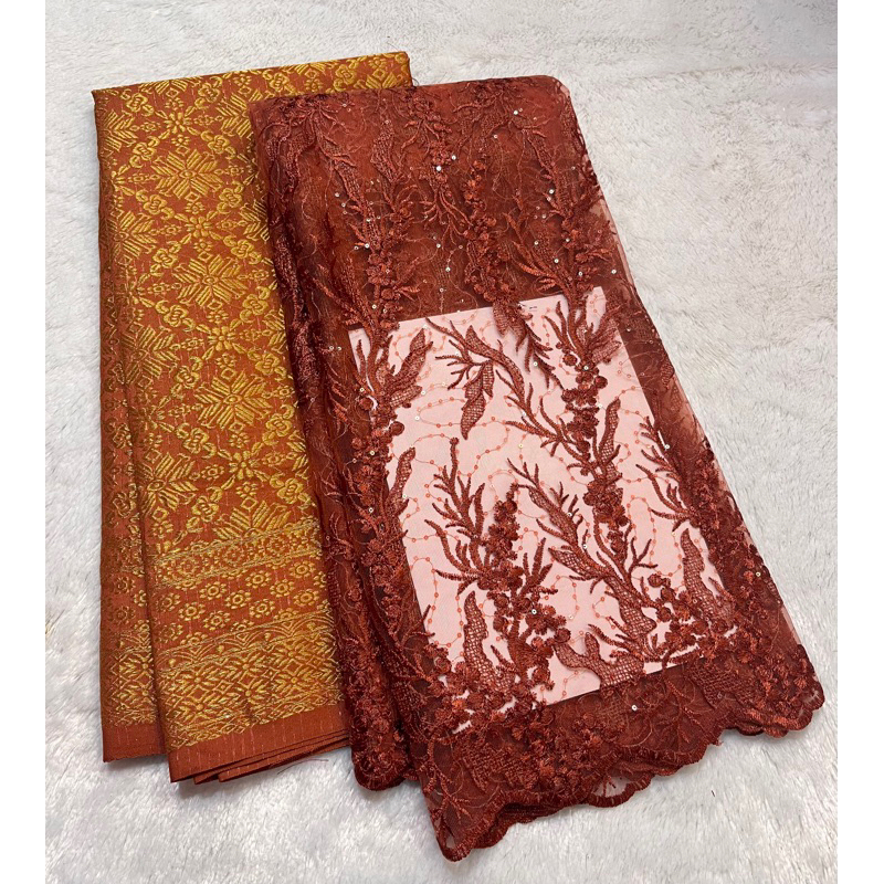 Jual Set/Paket Kain Bridesmaid Tile Payet & Songket semi palembang ...