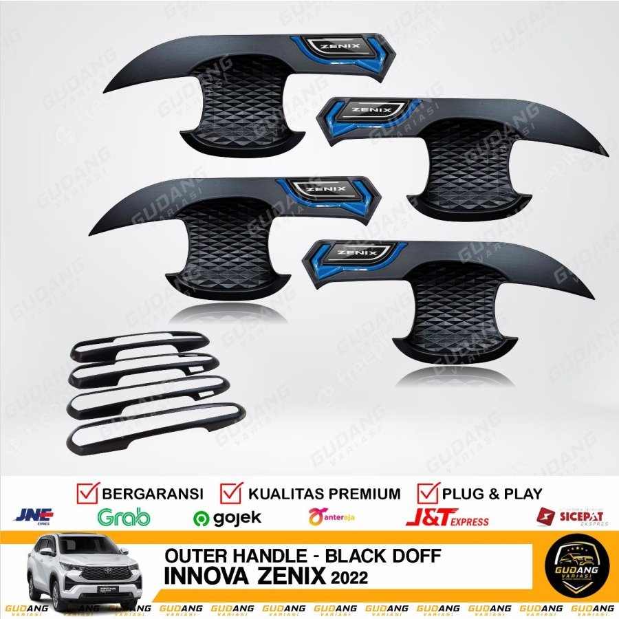 Jual Outer Innova Zenix 2023 Hitam Doff Type Q | Shopee Indonesia