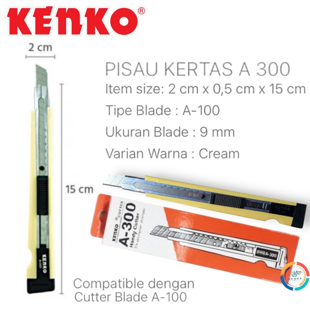 Jual KENKO CUTTER / PISAU KERTAS A - 300 | Shopee Indonesia