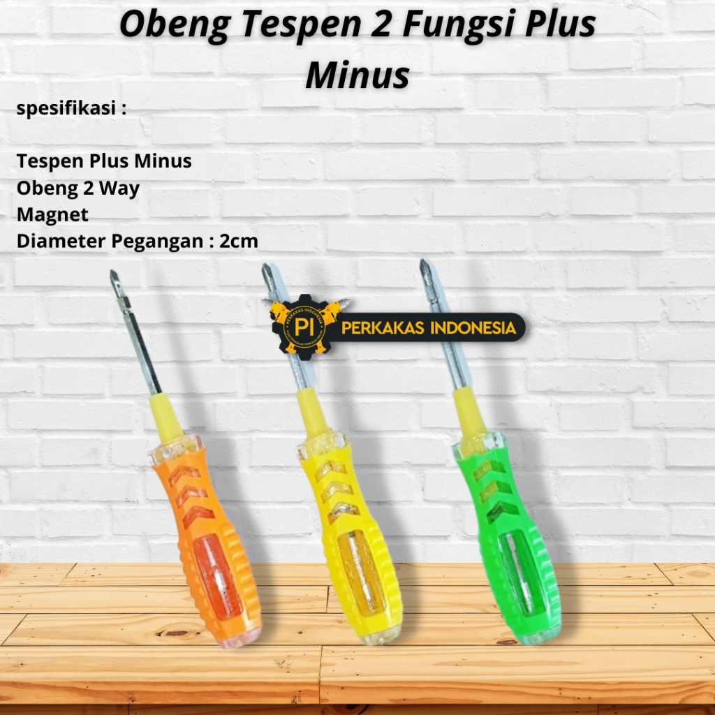Jual Obeng Tespen 2 Fungsi Plus Minus Bolak Gantung Bolak Balik ...