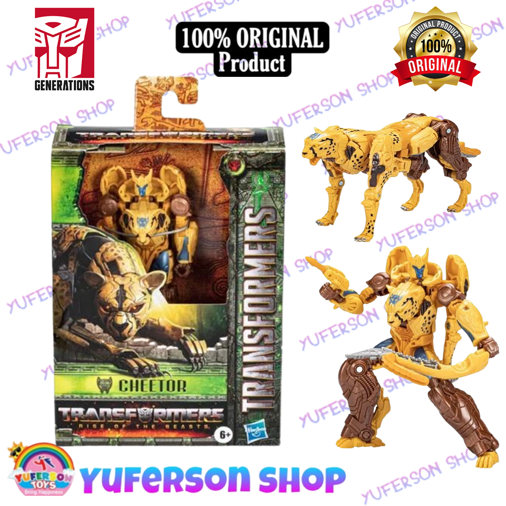 Jual Transformers: Rise of the Beasts Deluxe Class Cheetor | Shopee ...