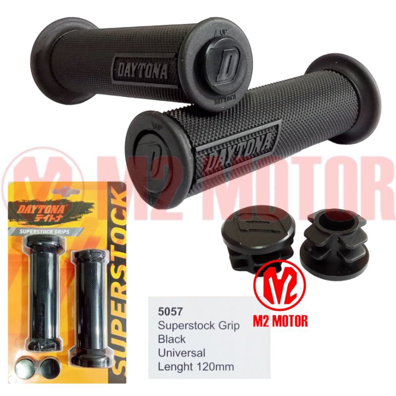 Jual GRIP DAYTONA HITAM SUPER STOCK UNIVERSAL 5057 | Shopee Indonesia