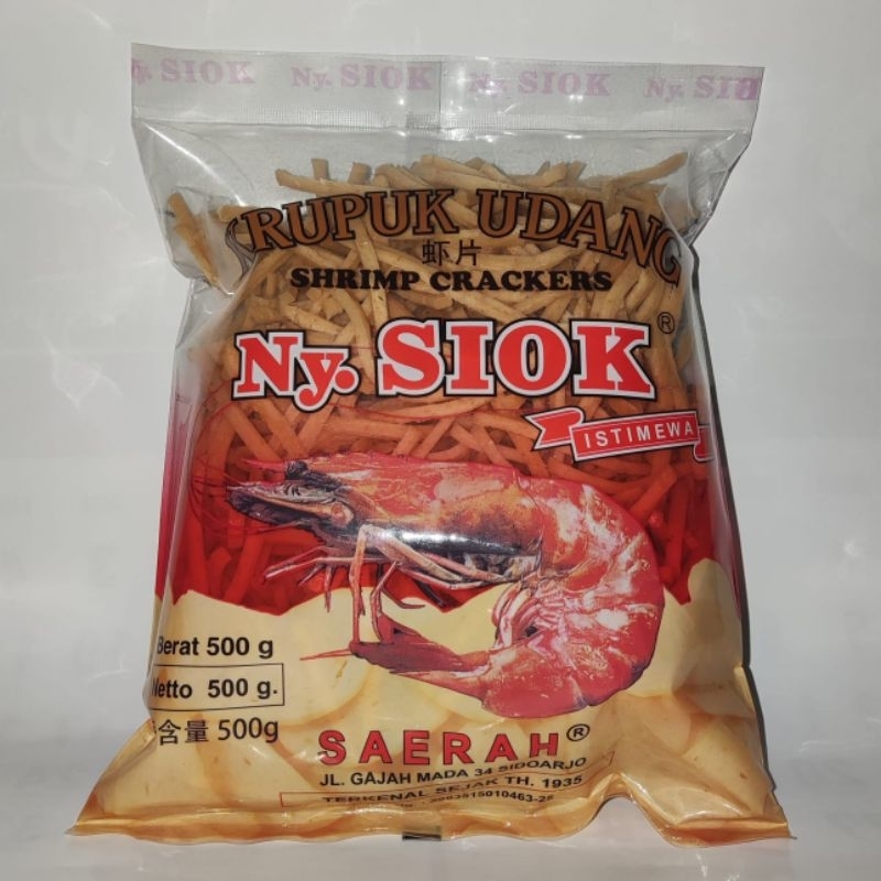 Jual Udang Stik Stick Ny Siok Kerupuk Krupuk udang Stik Nyonya Sitok ...