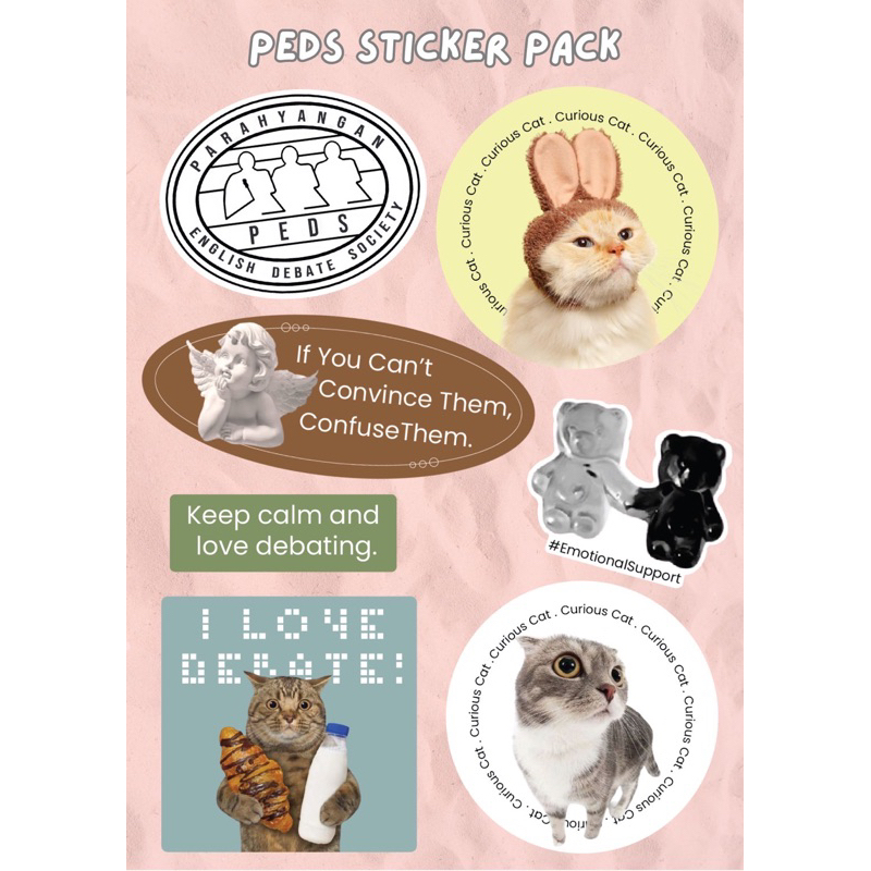 Jual Sticker PEDS Merchandise | Shopee Indonesia