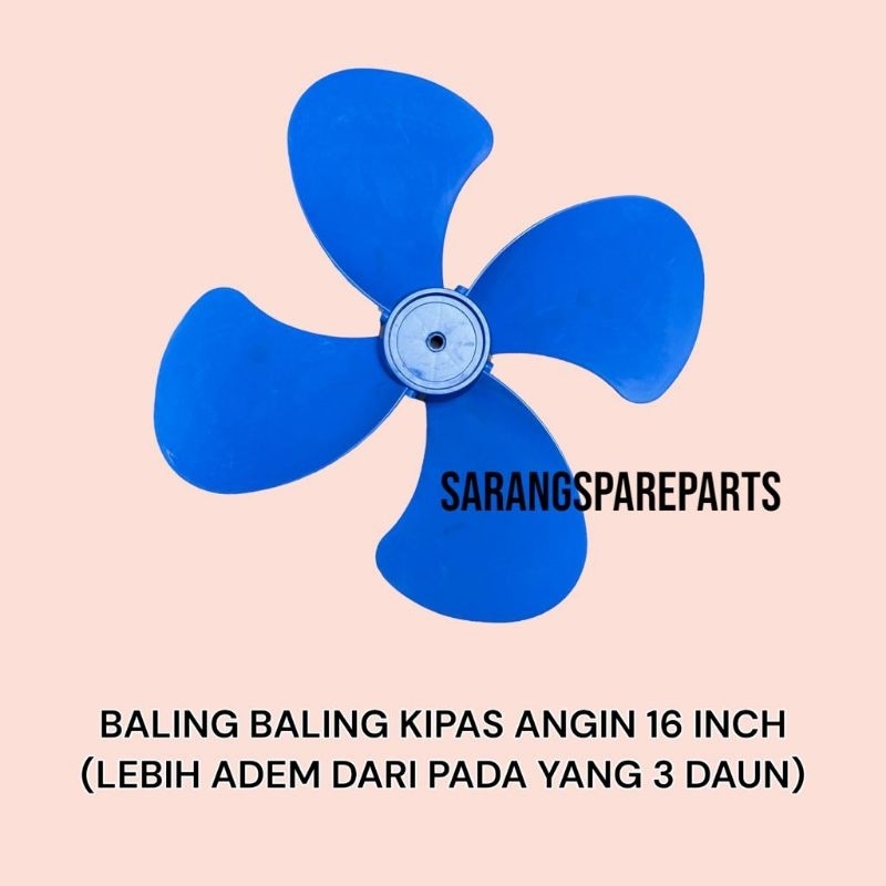 Jual BALING BALING KIPAS 16INCH 4 DAUN UNIVERSAL / BALING KIPAS ANGIN ...
