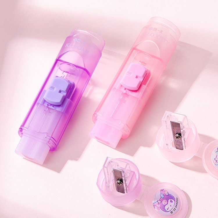 Jual KENSHO Penghapus Slide Mix Rautan 2 in 1 Fancy /Move Eraser ...