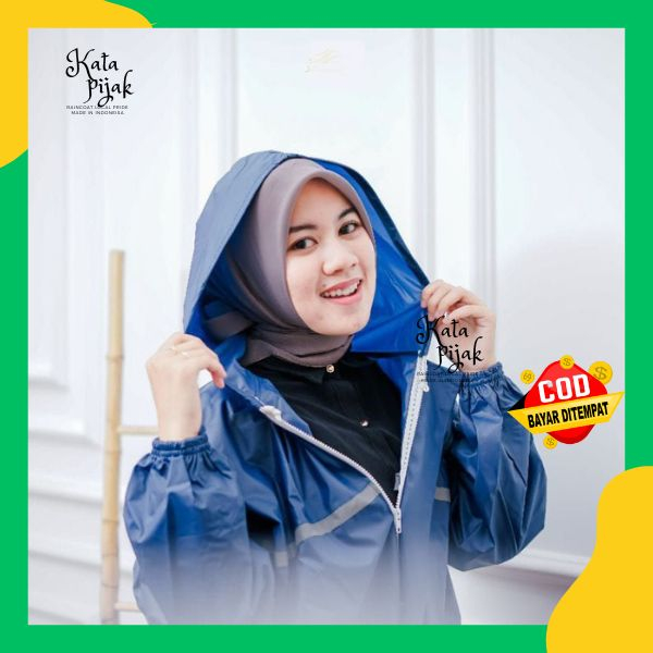 Jual Jas Hujan Setelan Pria Wanita Anti Rembes Raincoat Mantel Motor | Shopee Indonesia