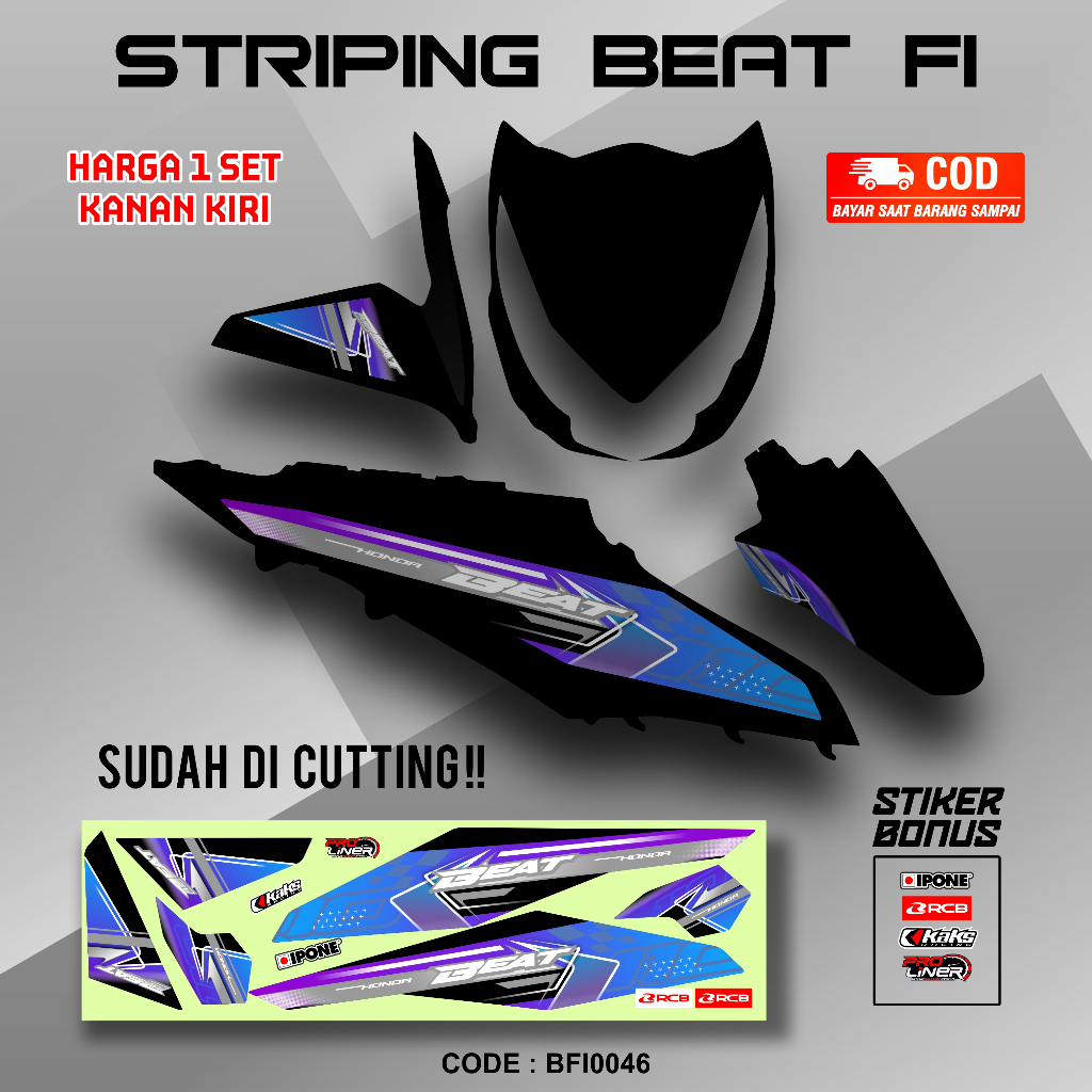 Jual STRIPING BEAT FI / STRIPING BEAT / STIKER BEAT / STRIPING MOTOR ...