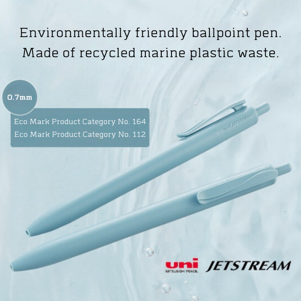 Jual Uni Jetstream Recycled Marine Plastic Waste Ballpoint Pen 0.7mm ...