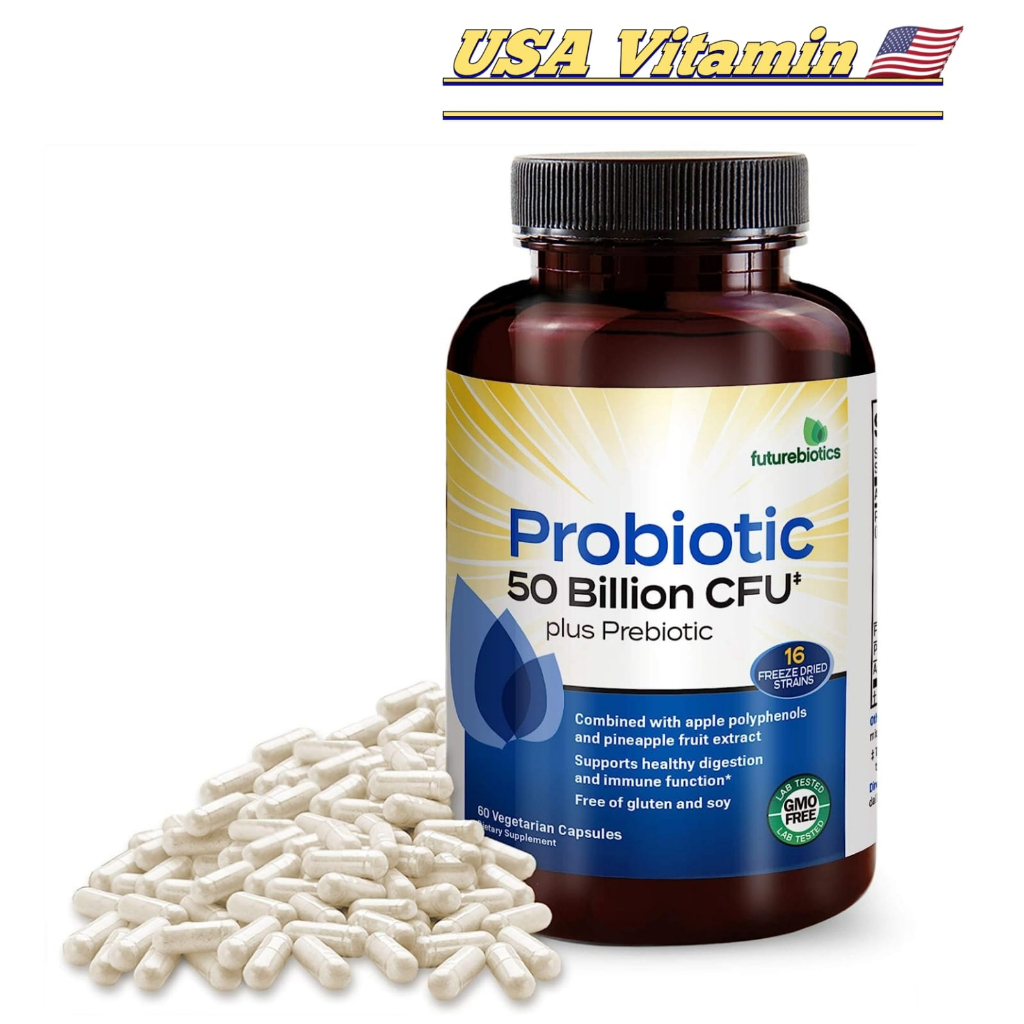 Jual Futurebiotics Probiotic 50 Billion CFU Plus Prebiotic 60 Veg ...