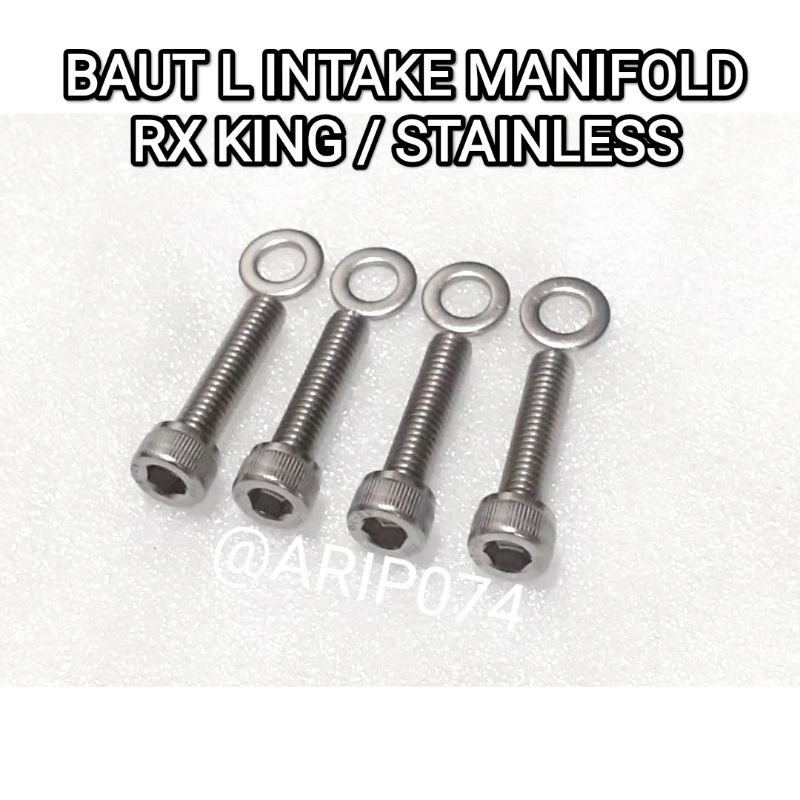 Jual [PROMO] BAUT INTAKE MANIFOLD RX KING BAUT L STAINLESS INTAKE ...