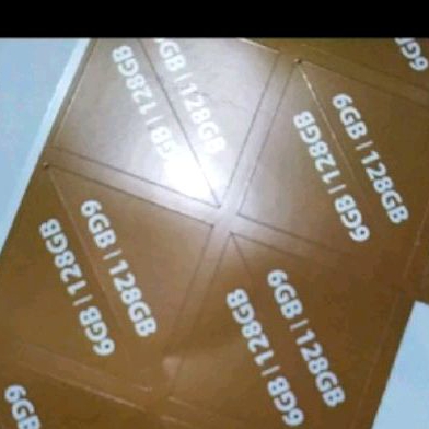 Jual STIKER HP RAM 6GB 128GB STICKER HP RAM 6GB 128GB SEGEL HP RAM 6GB ...