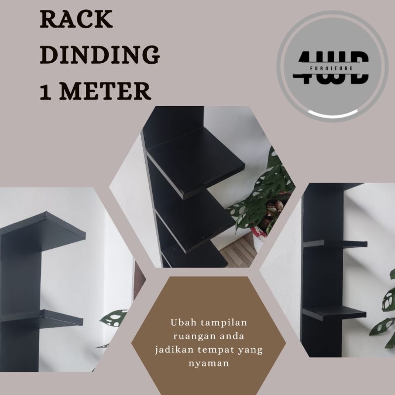 Jual Rack Dinding 1 Meter | Shopee Indonesia