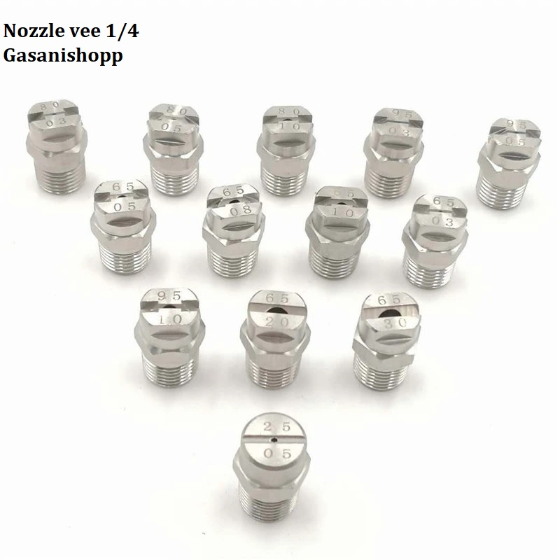 Jual Jet Flat Fan Spray Nozzle (1/4 6502 ) | Shopee Indonesia