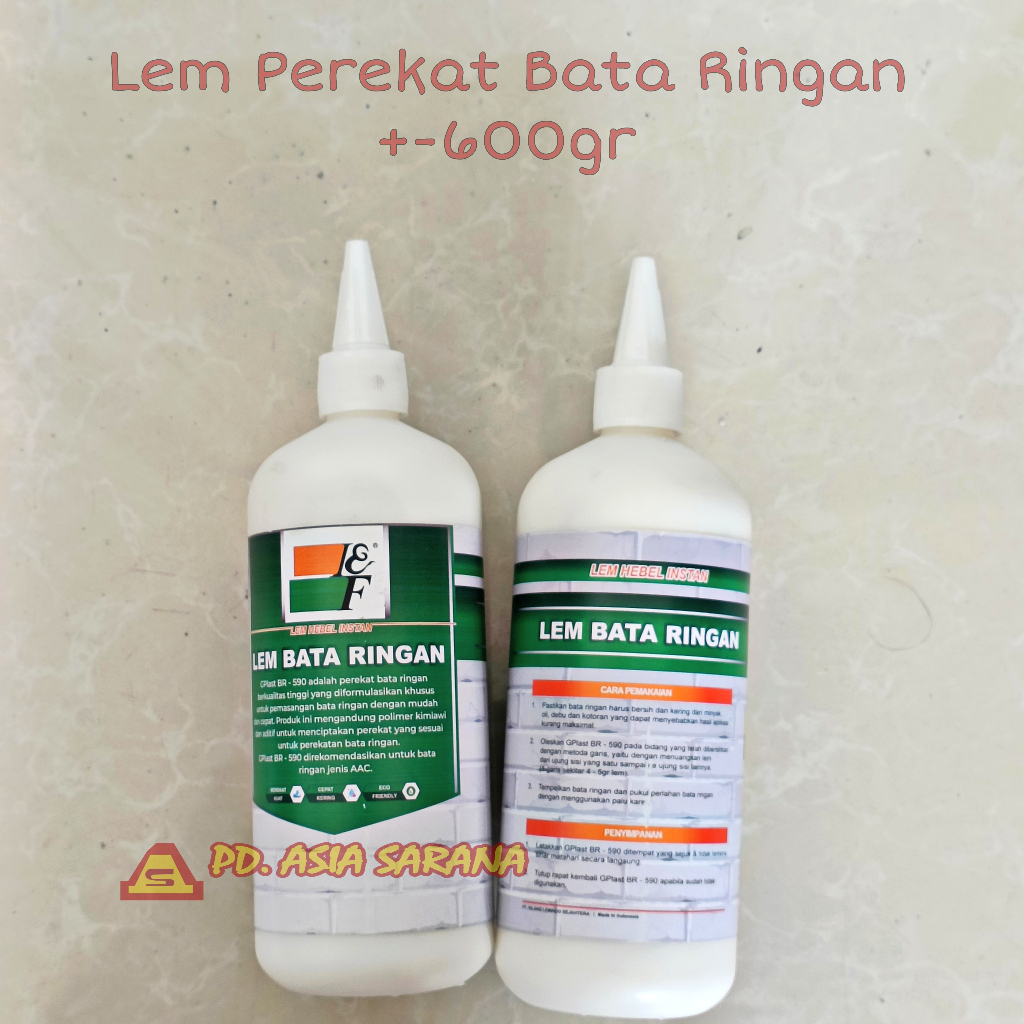 Jual Lem Instant Bata Ringan Hebel I&F BR-590 Perekat Mortar Ganti Semen | Shopee Indonesia