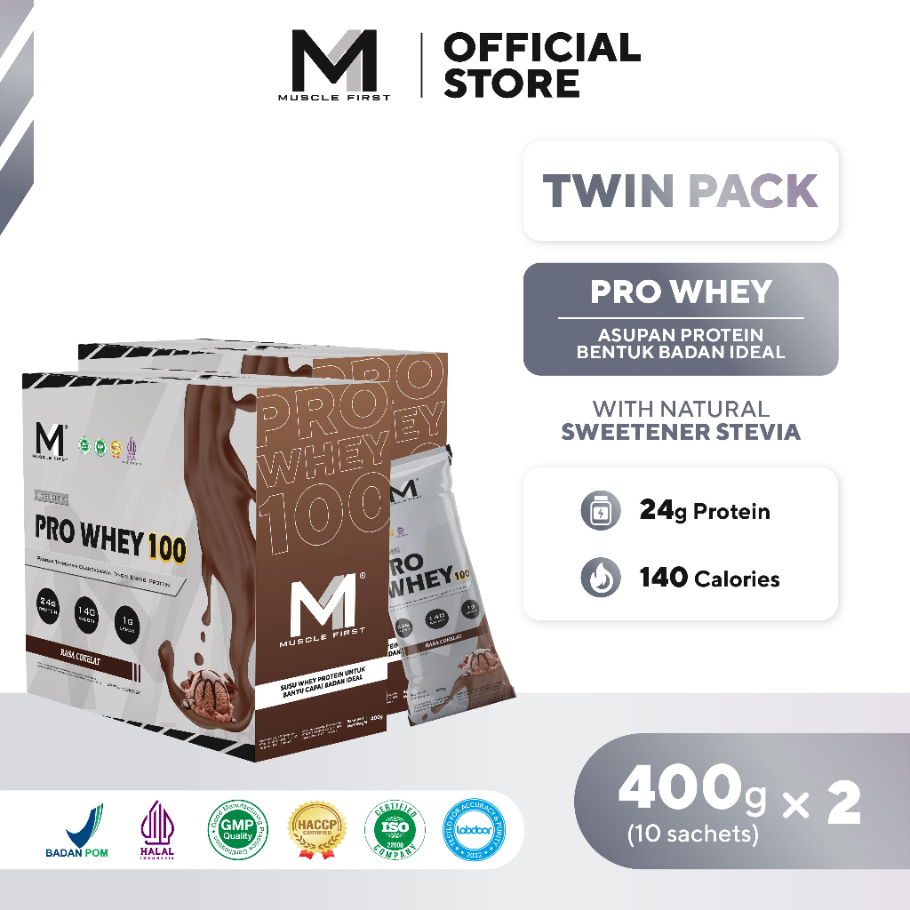 Jual [BUNDLE] MUSCLE FIRST Whey 100 Box x2 pcs - Whey Protein | Shopee ...