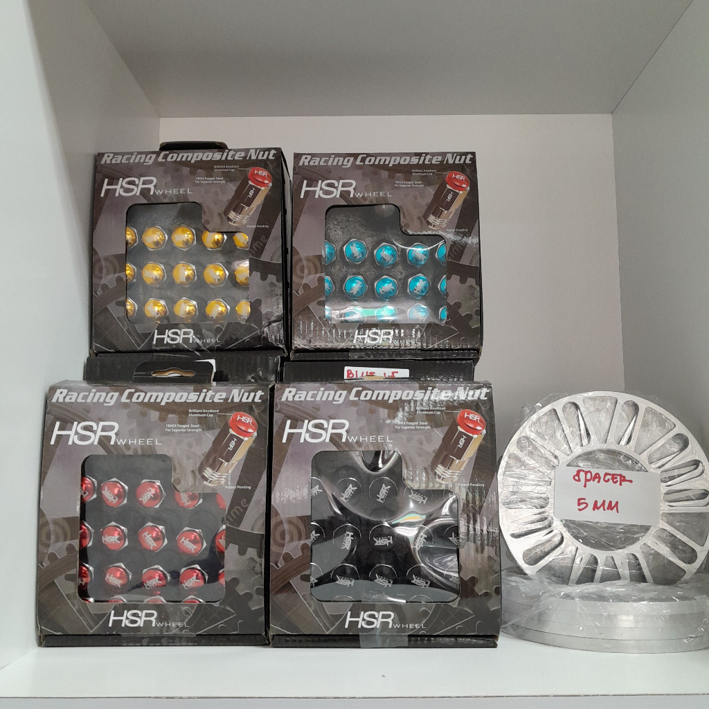 Jual Lugnut mur baut roda velg racing, baut roda hsr panjang ukuran 1.5 ...