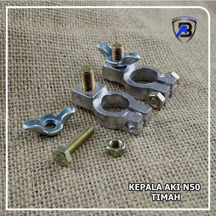 Jual KEPALA AKI N40 BAHAN TIMAH / KLEM ACCU / TERMINAL AKI MOBIL ...