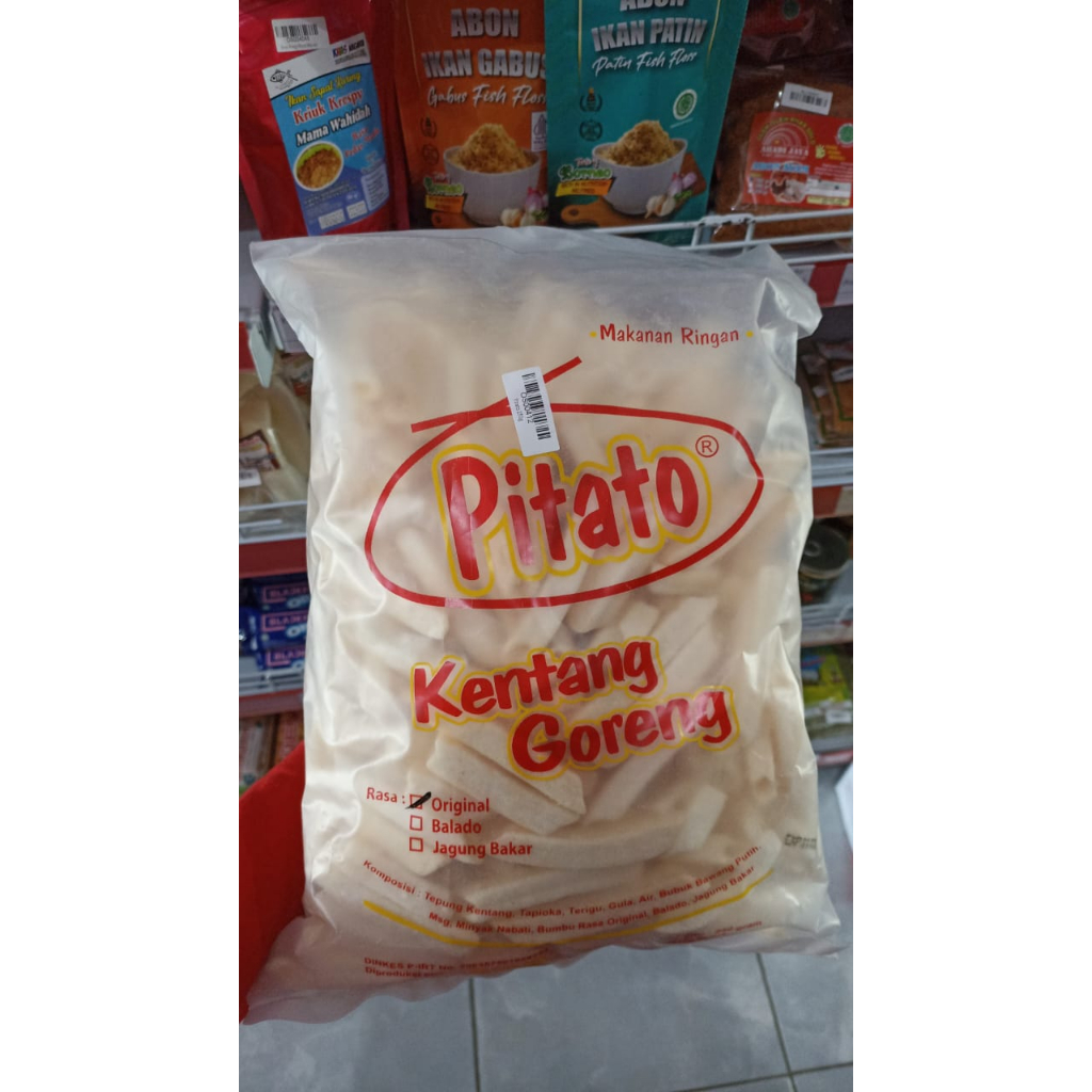 Jual Pitato Kentang Goreng 250g | Kentang Goreng Kiloan | Mkanan Ringan ...