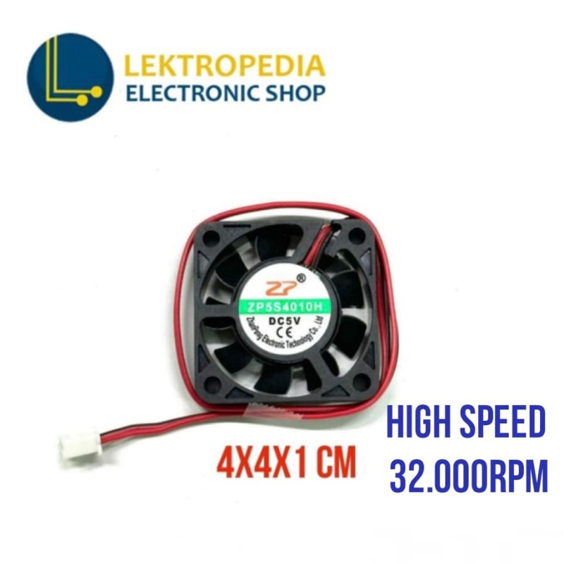 Jual Fan DC 5V 4cm Kipas Cooling Fan 4 cm 5 V 5 Volt 5Volt 4x4 Mini ...