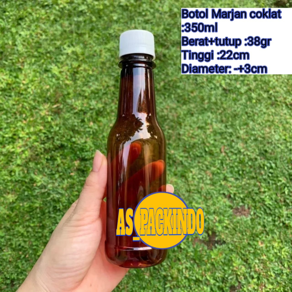 Jual BOTOL MARJAN COKLAT/BARBIER 350ml | Shopee Indonesia