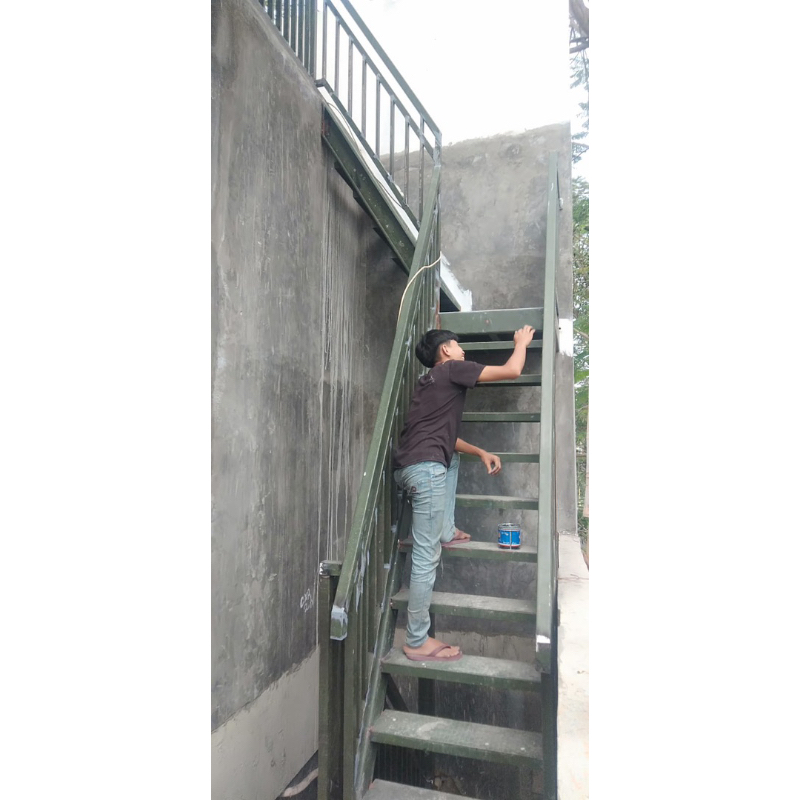 Jual Tangga Bordes + Hand Railing 1 Sisi, Harga Sesuai Ukuran di tempat ...