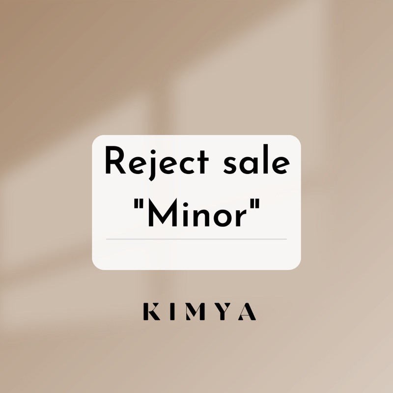 Jual Reject Sale Minor | Shopee Indonesia