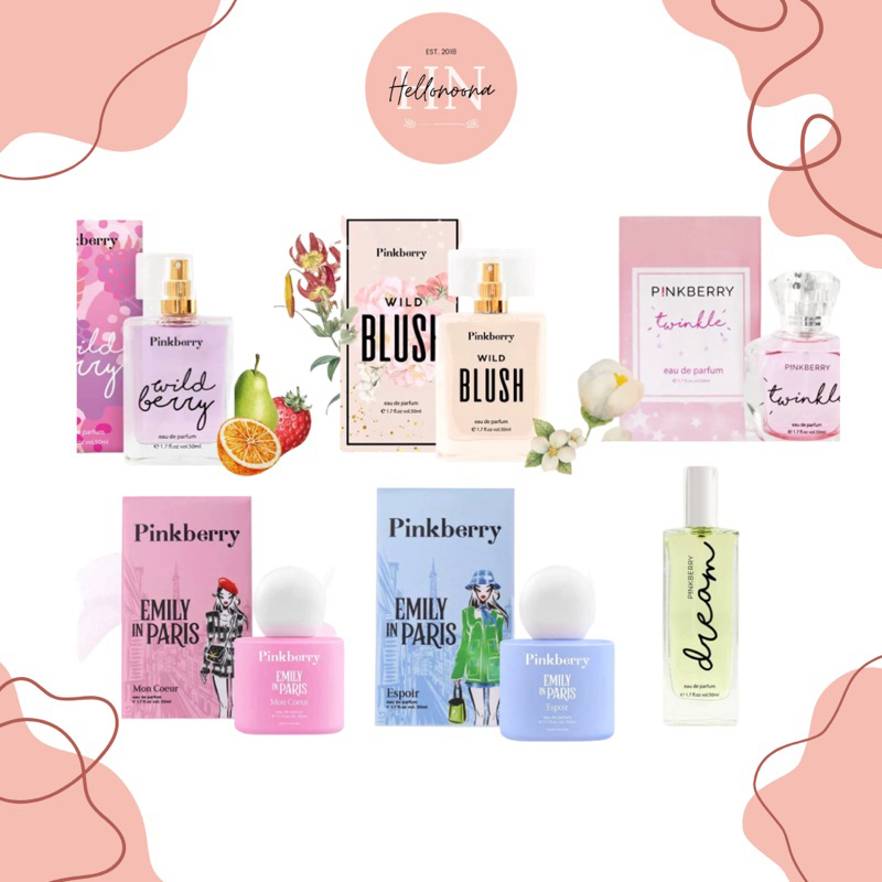 Jual PINKBERRY Eau De Parfume - Twinkle | Wild Berry | Wild Blush ...
