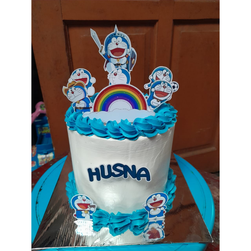 Jual Topper Kue Ulang Tahun Doraemon (Custom Nama) | Shopee Indonesia
