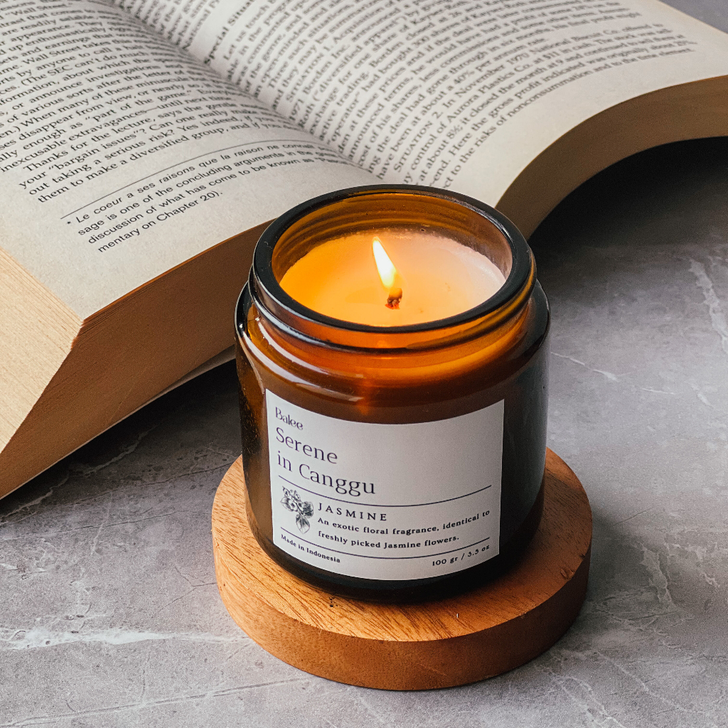 Jual BALEE Jasmine Serene in Canggu Scented Candle / Lilin Aromaterapi ...
