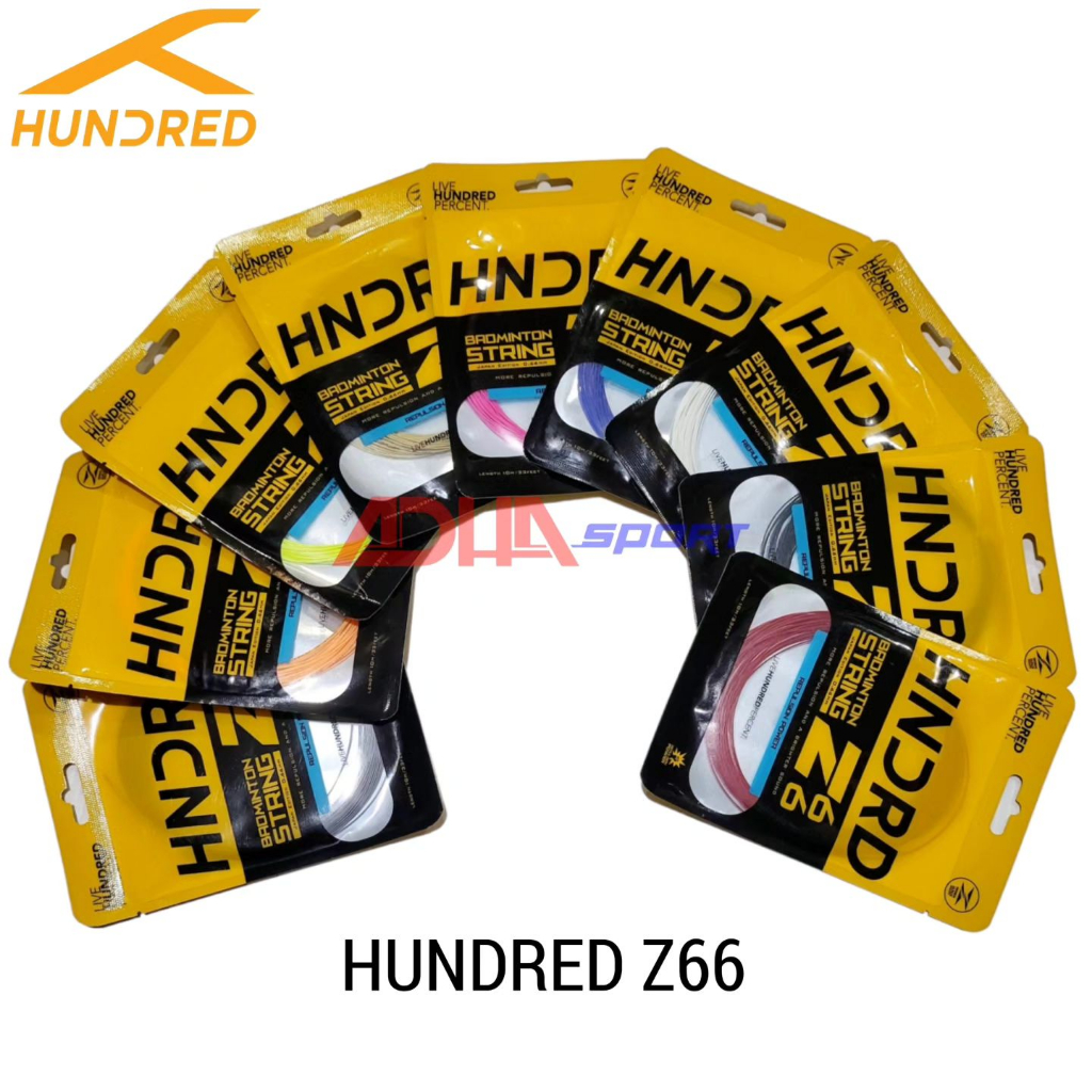 Jual Raket Badminton Senar Hundred Z66 / 66Z String Bulutangkis ...