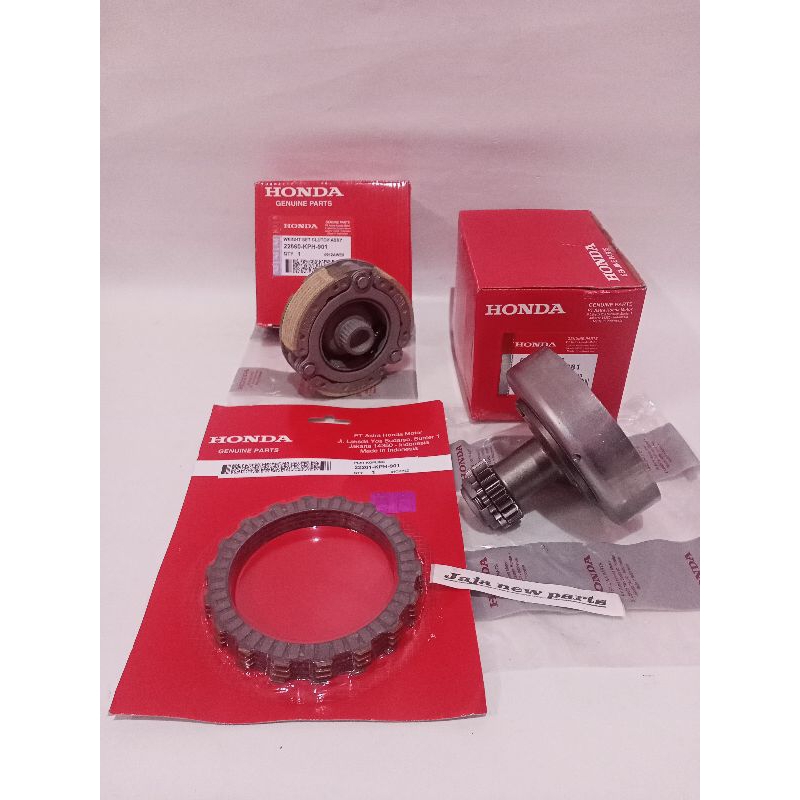 Jual Paket komplit Lonceng+Kampas ganda Assy+plat kopling Supra x 125 Kharisma KPH | Shopee ...