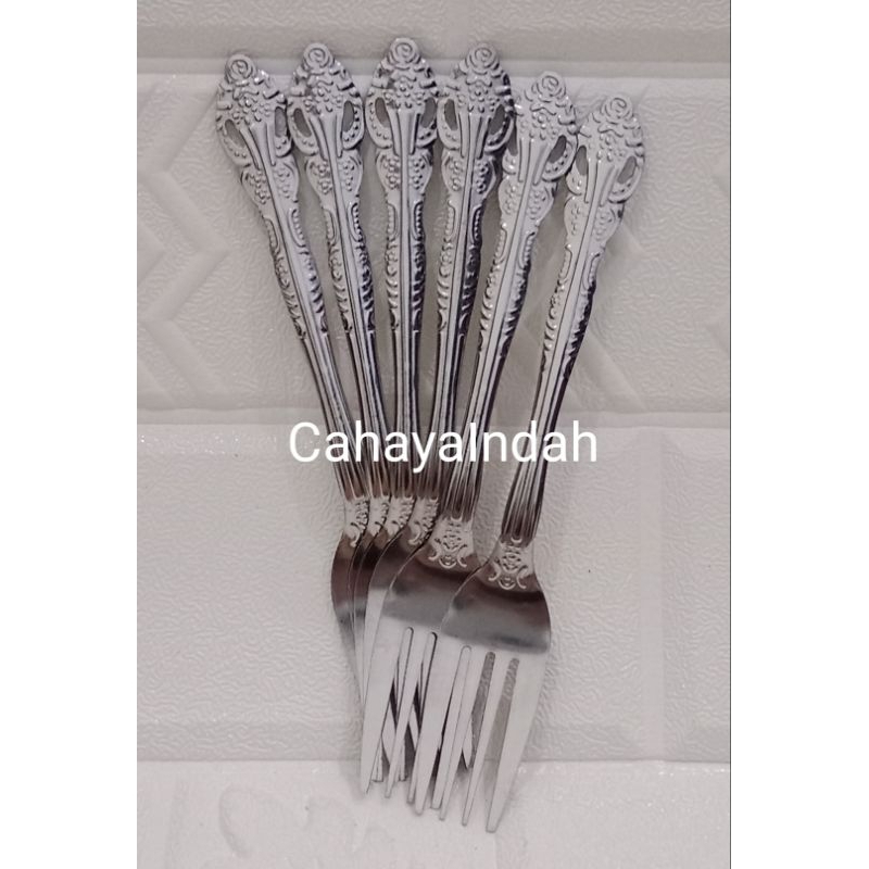 Jual (12 atau 6 Pcs)4 Model/Sendok dan Garpu Makan Bintang Kitchen Tool ...