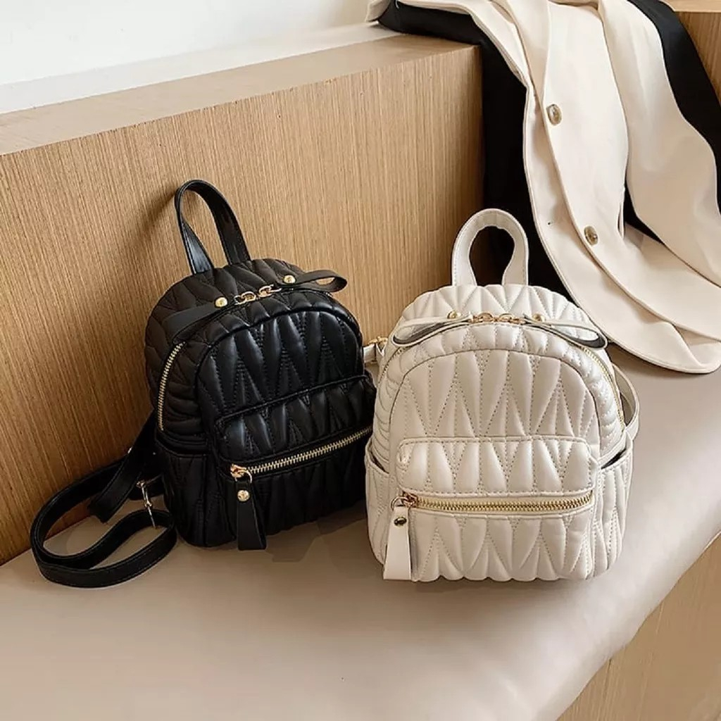 Jual NZR Marina Tas Ransel Mini Perempuan tas Wanita Cantik Ransel Mini ...