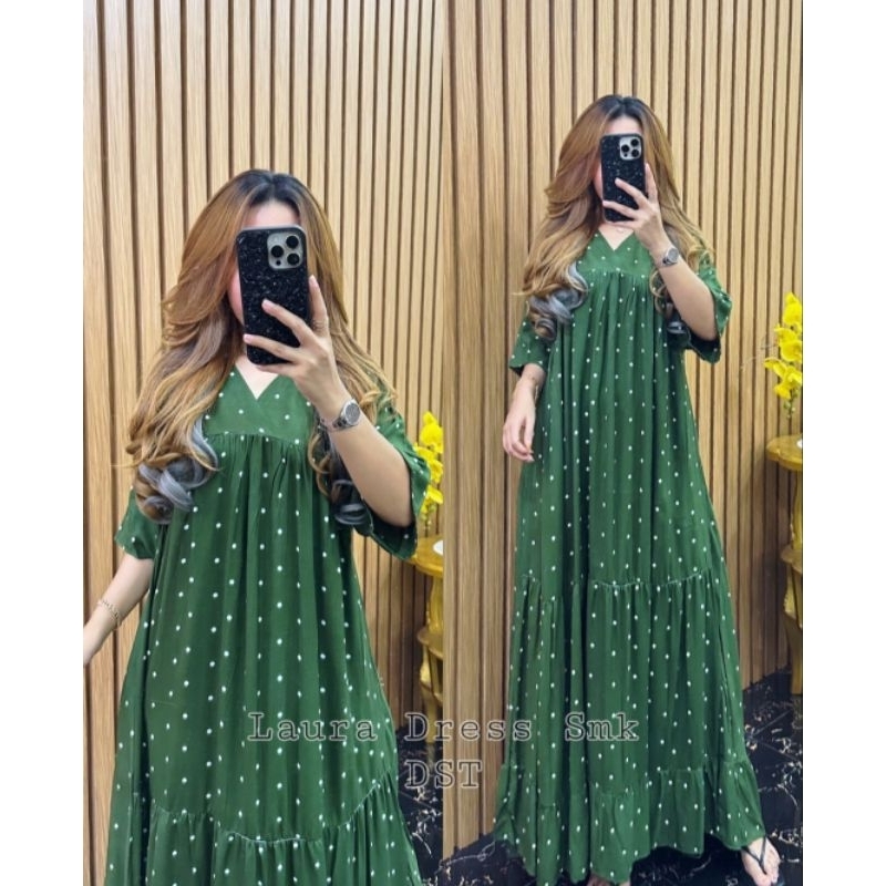 Jual LAURA DRESS DST / MAXI DRESS / DST COLLECTION | Shopee Indonesia