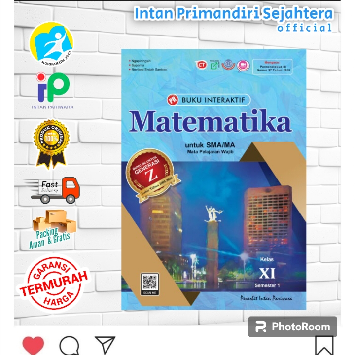 Jual PROMO !!! BUKU PR INTERAKTIF SMA/MA ( Kurikulum K.13 ) : MATEMATIKA WAJIB KELAS 11 semester ...