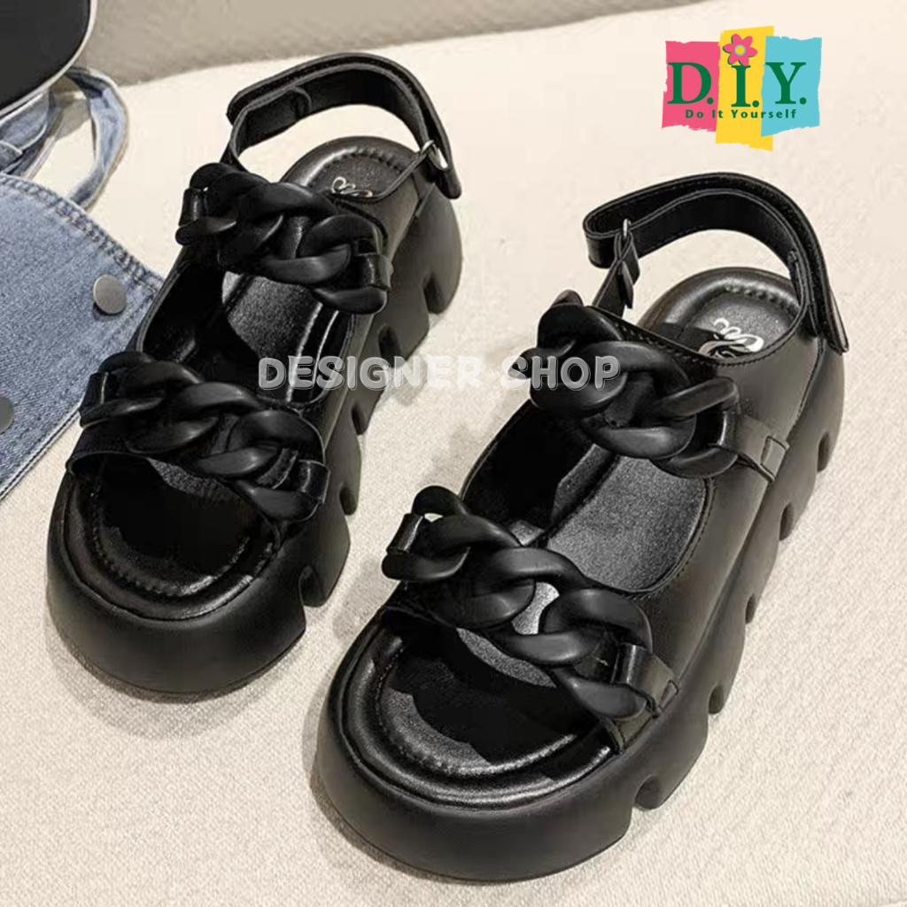Jual Sepatu Sandal Wanita Korea Premium Sendal Wanita Karet Jelly ...
