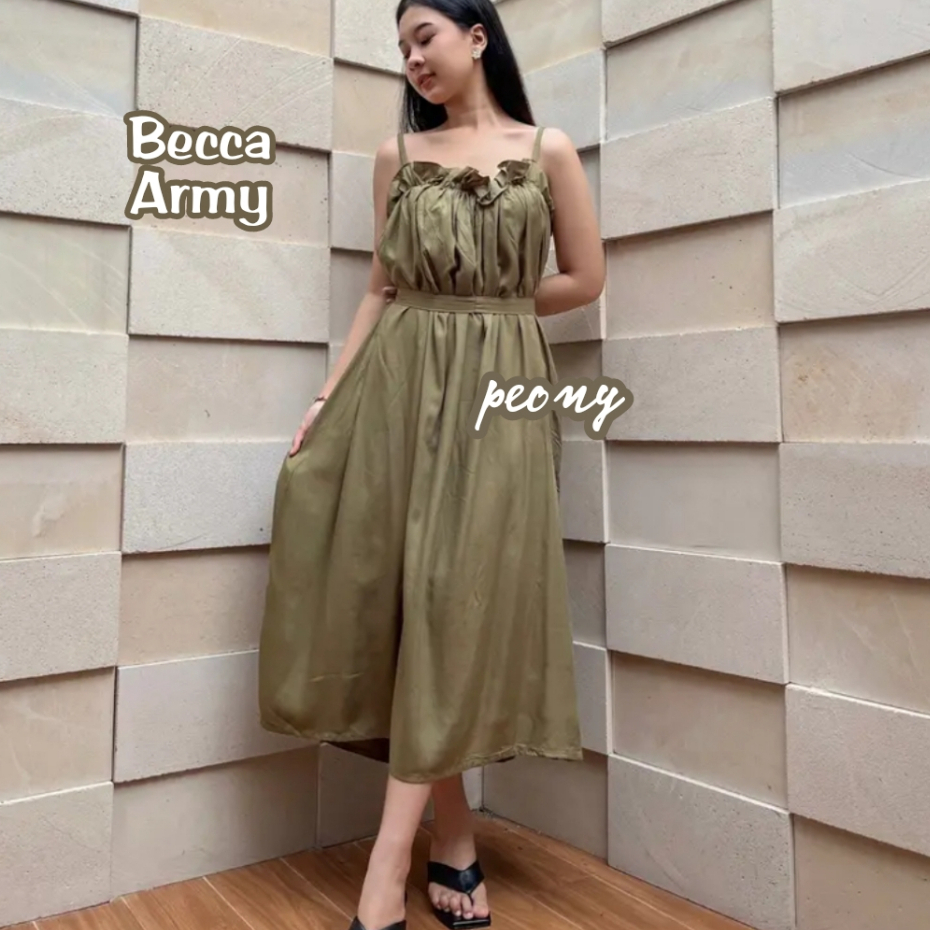 Jual BECCA LONGDRESS TALI | Shopee Indonesia