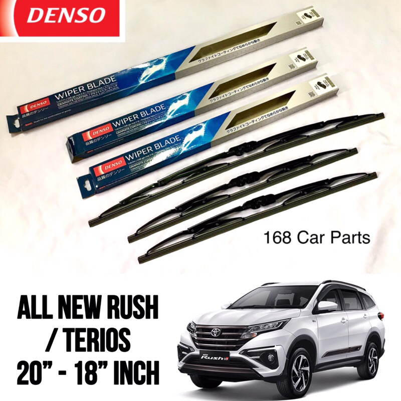 Jual Wiper Blade Denso Original All New Rush / Terios 20-18 inch ...