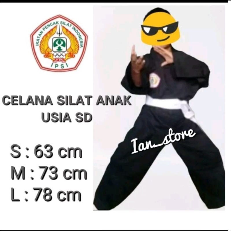 Jual Setelan baju silat anak//celana silat anak murah/baju silat pemula ...