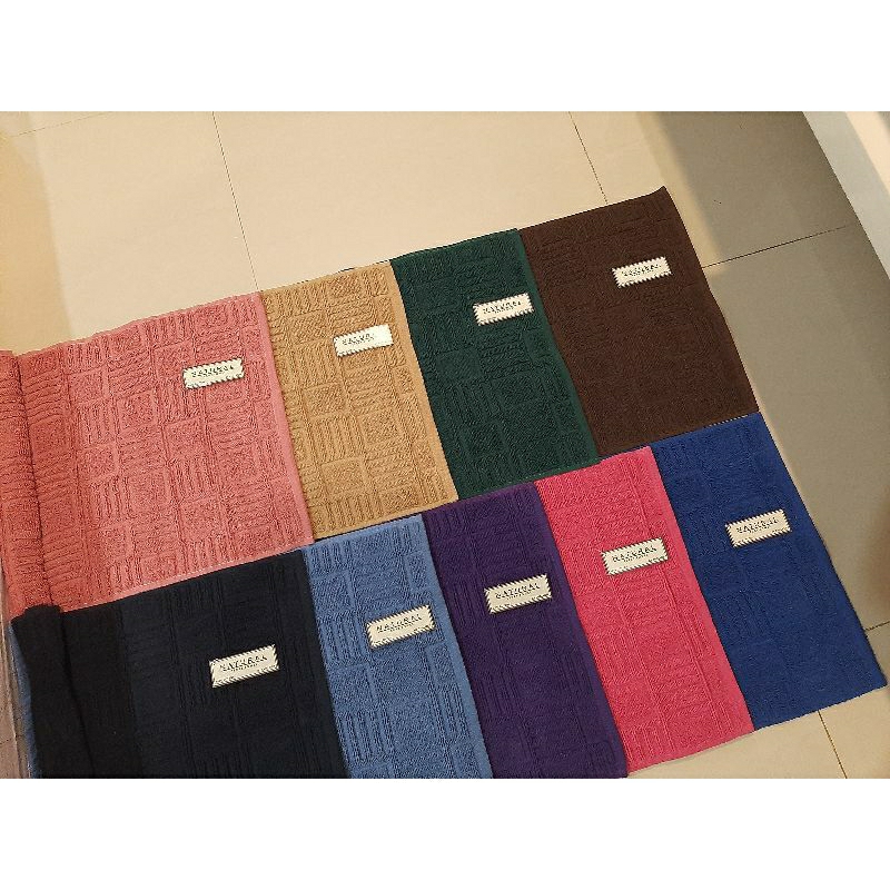 Jual Keset Handuk Natural 40x60cm Keset Kaki Keset Dapur Kamar Mandi ...