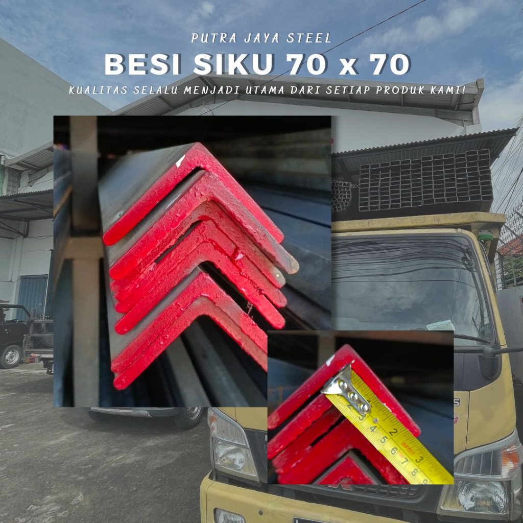 Jual BESI SIKU 70/70 (7 CM x 7 CM) BERBAGAI MACAM KETEBALAN | Shopee ...