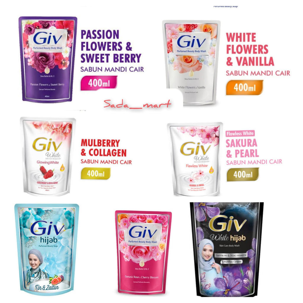 Jual GIV BODY WASH SABUN CAIR REFIIL 400 ML | Shopee Indonesia