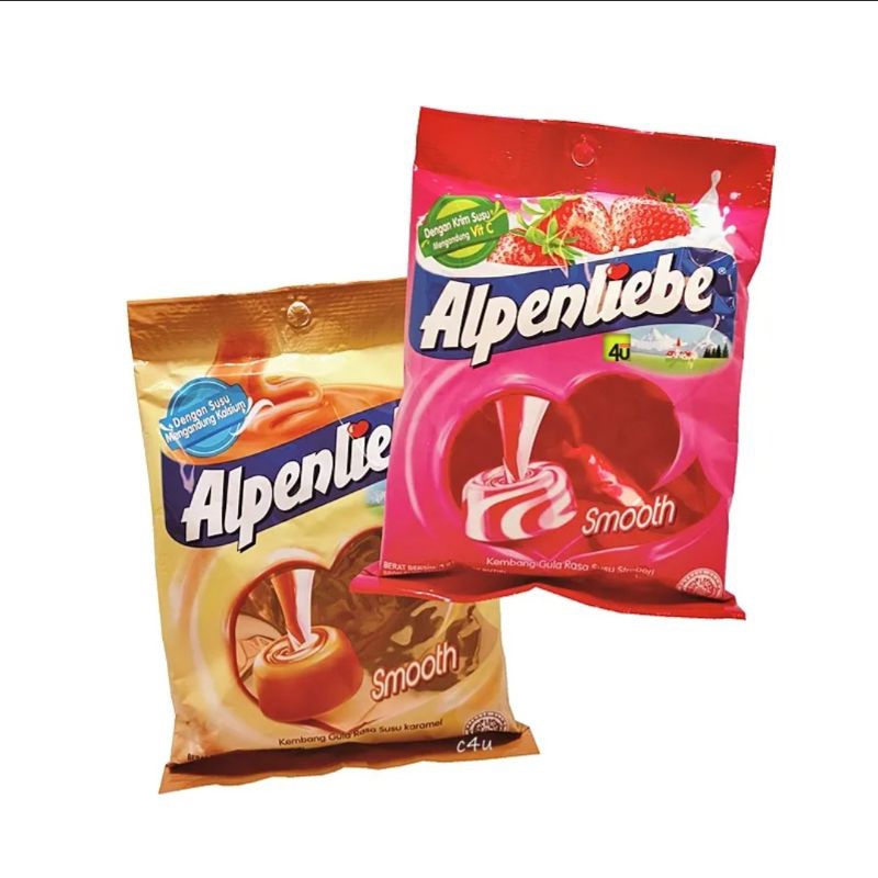 Jual Permen Alpenliebe Caramel Smooth Alpen Susu Karamel Stroberi ...