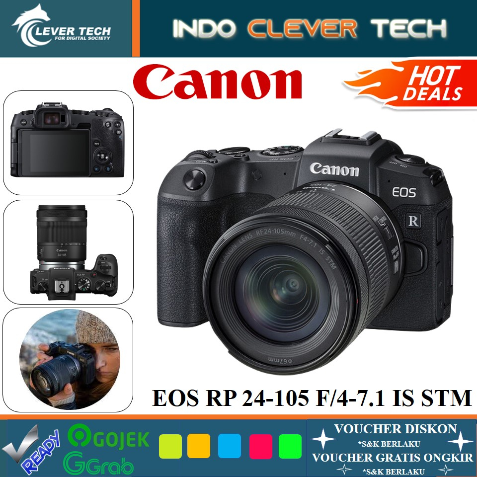 Jual Canon EOS RP Kit RF 24-105mm f/4-7.1 IS STM Lens - Garansi Resmi ...