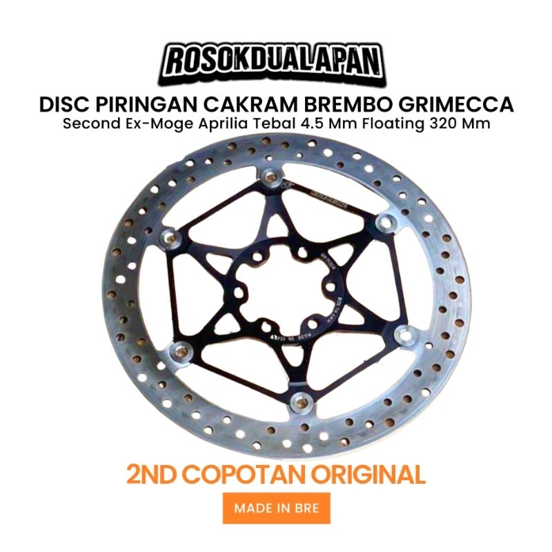 Jual Disc Brake Piringan Cakram Brembo Grimecca Made in Italy Full ...