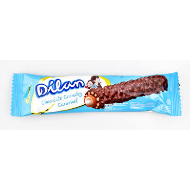 Jual DILAN CHOCOLATE CRUNCHY CARAMEL WAFER 5 IN 1 BISKUIT 23 GR SATUAN ...