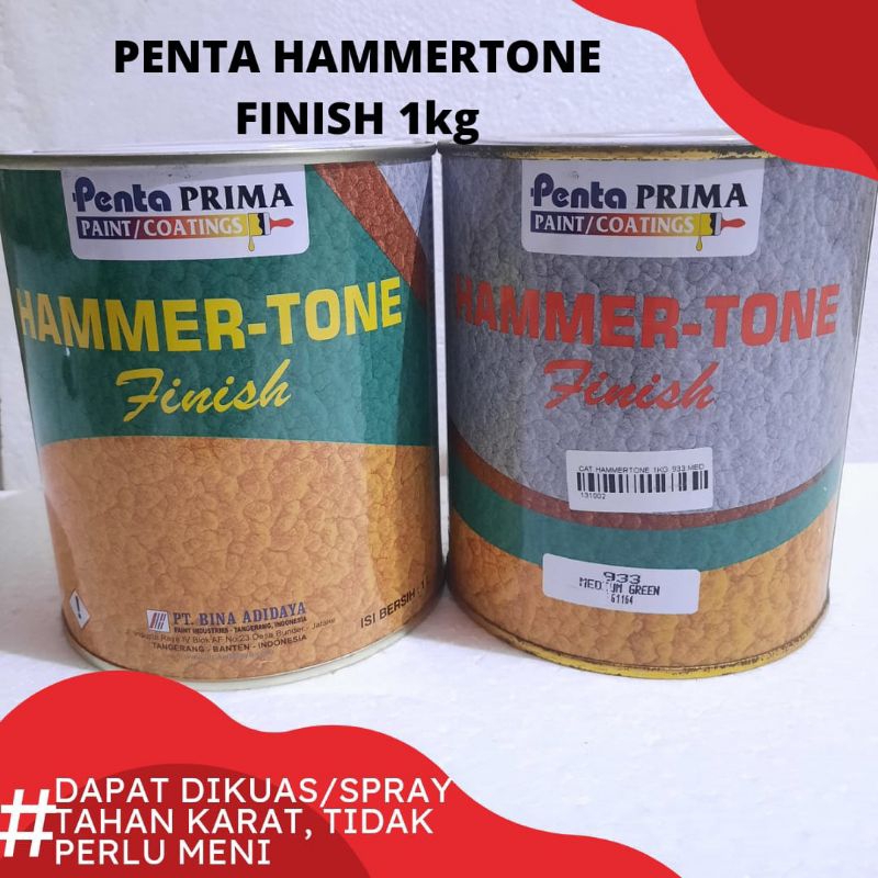 Jual CAT SINTETIS PENTA HAMMERTONE 1 KG UNTUK LOGAM TEMPA WARNA TEMBAGA ...